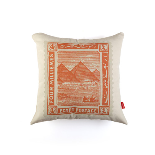 Pyramids Postage Cushion | Cairopolitan