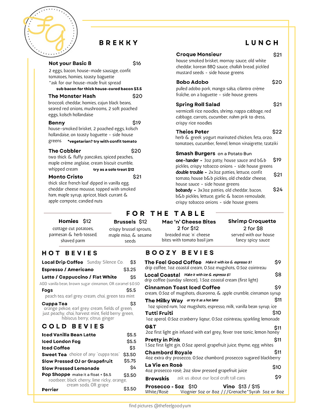 The Feel Good | Brunch | Fredericton, NB, Canada