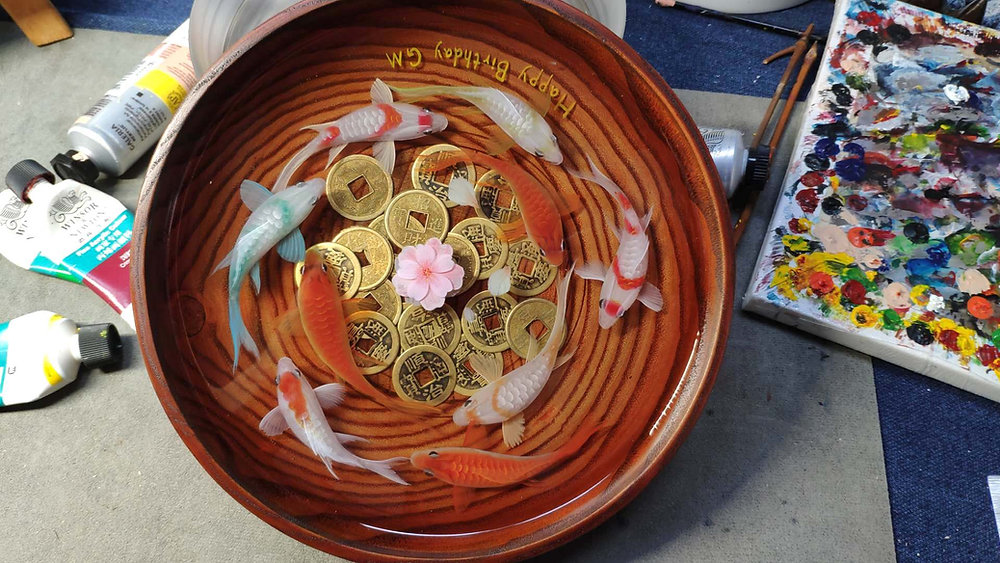 how to draw a realistic koi fish