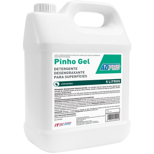 DETERGENTE GEL DESENGRAXANTE 5L PINHO GEL ADPRO | Linha Forte