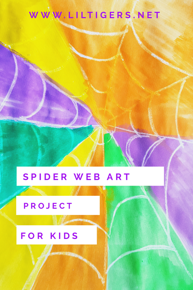 Spider Web Art Project for Kids