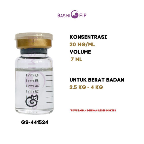 20mg/ml concentration, 7.2 ml | Basmi FIP Indonesia