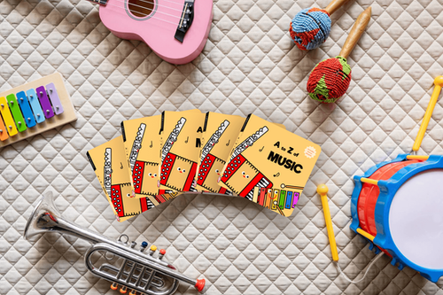 5-Pack Playgroup Bundle: A to Z of Music Board Book | The Tiny Dreamers