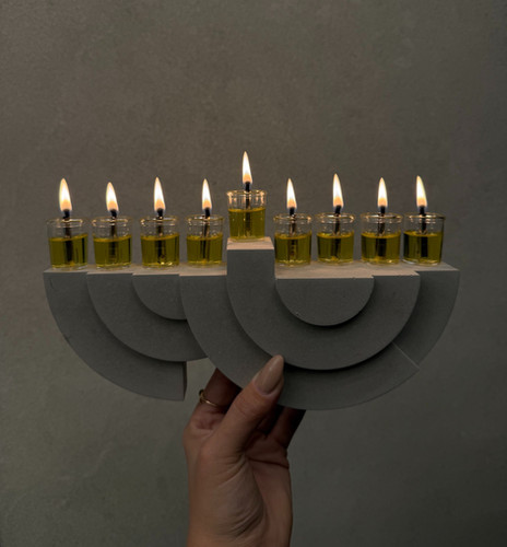 MÉNORAH À L’HUILE | La Lumiere Candles