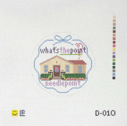 1 - What's the Point? Needlepoint, D-01O (18m) | Lauren Bloch Designs