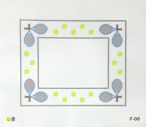 Tennis Frame (for 5x7 photo), F-08 (18m) | Lauren Bloch Designs