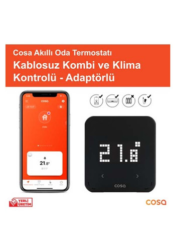 COSA AKILLI ODA TERMOSTATI KABLOSUZ KOMBİ ve KLİMA KONTROLÜ | Nazotech.net