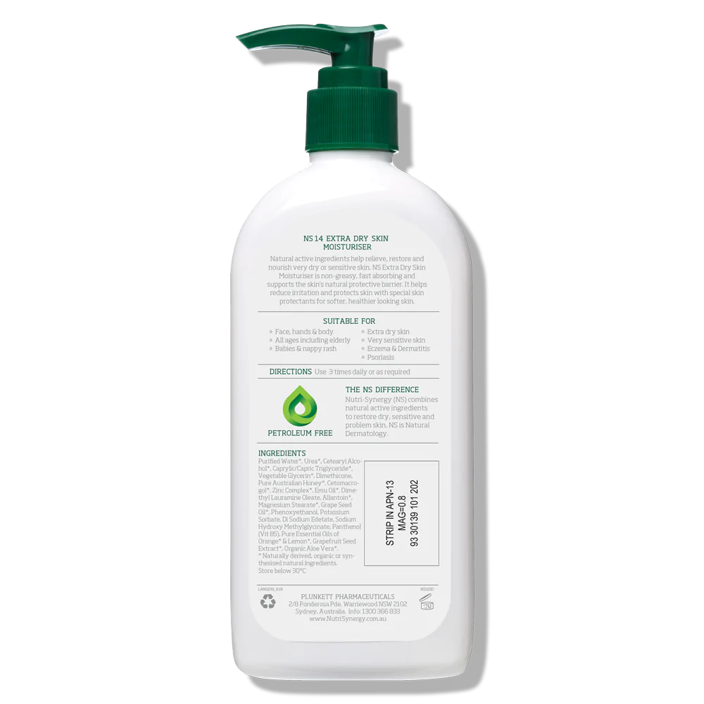 NS 14 Extra Dry Skin Moisturiser | Welland Hong Kong