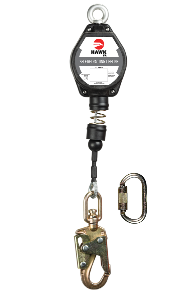 LINEA RETRACTIL HAWK A/INOXIDABLE CON GANCHO CHICO (CUMPLIMIENTO ANSI ...