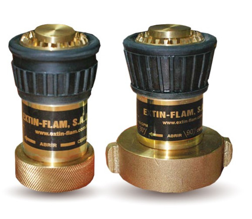 CHIFLON EXTIN FLAM 1.5'' IPT X 120 GPM BRONCE | Lg Seguridad