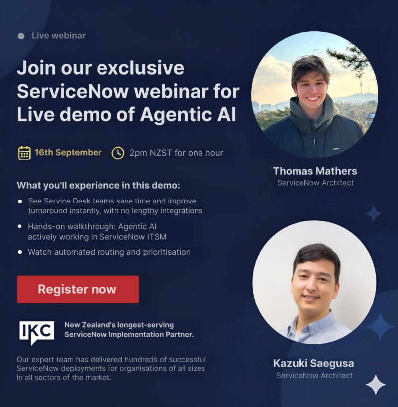 [Webinar] ServiceNow Agentic AI in Action