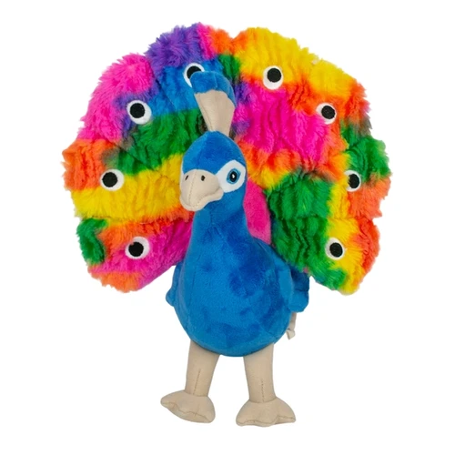 Peacock Plush Toy ~ Tall Tails | Natural Dawg