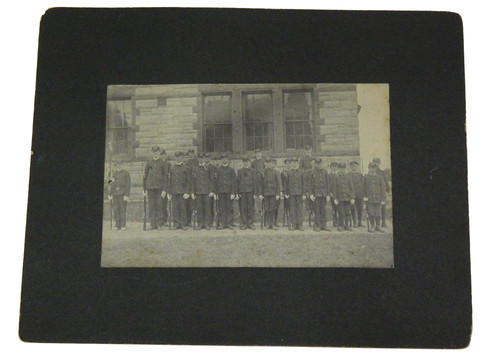 1880 Mounted Large Photo 17 US Military USC cadets Armed with rifles ...