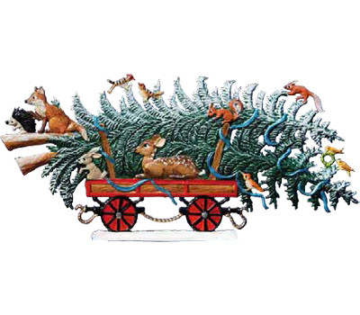 Woodland Animal Escort train Car | Susan's