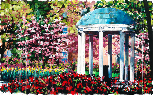 The Old Well at UNC Print | Patrick Lewis Art