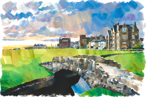 St. Andrews Limited Edition Print | Patrick Lewis Art