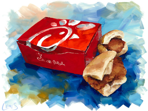 Chick-fil-A Minis Limited Edition Print | Patrick Lewis Art