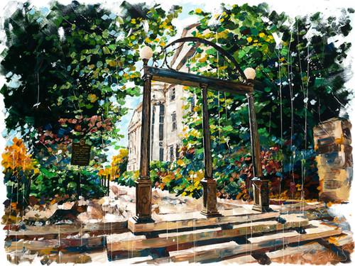 UGA Arch Limited Edition Print | Patrick Lewis Art