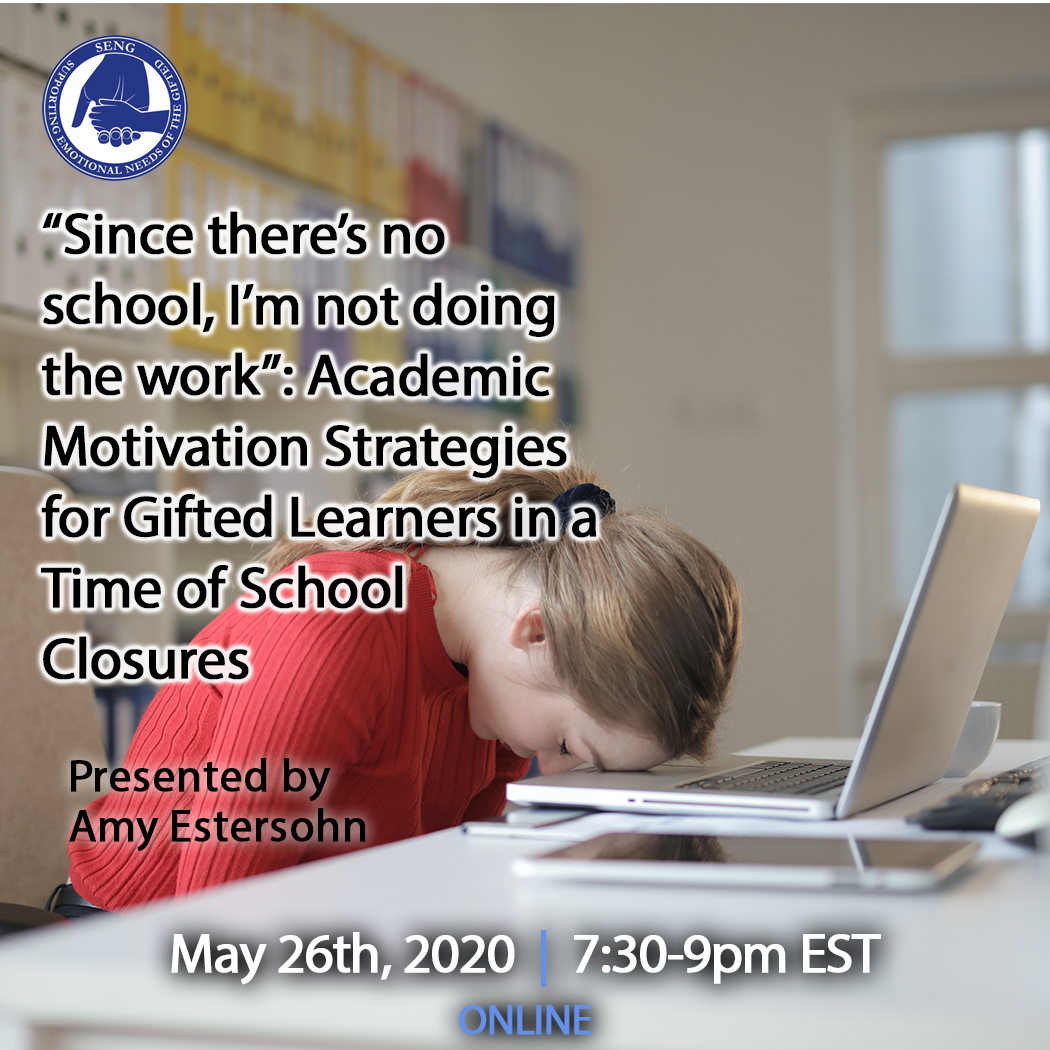 SENGinar: “Since there’s no school, I’m not doing the work”: Academic ...