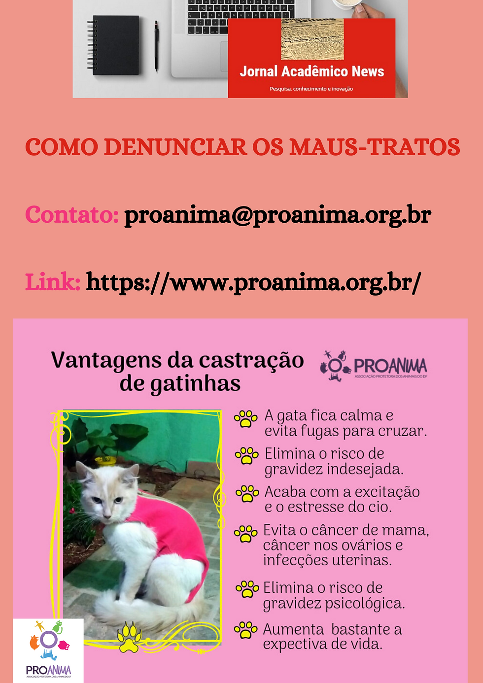 PROANIMA - Associação Protetora dos animais do DF