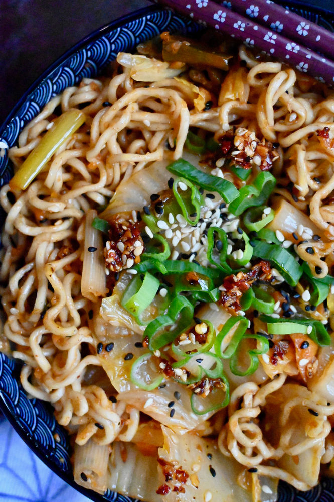 Kimchi Noodle Bowl