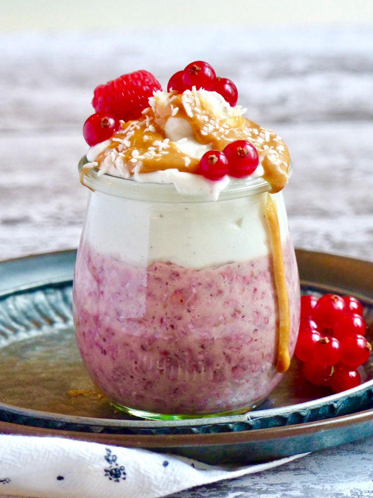 Pink Overnight Oats