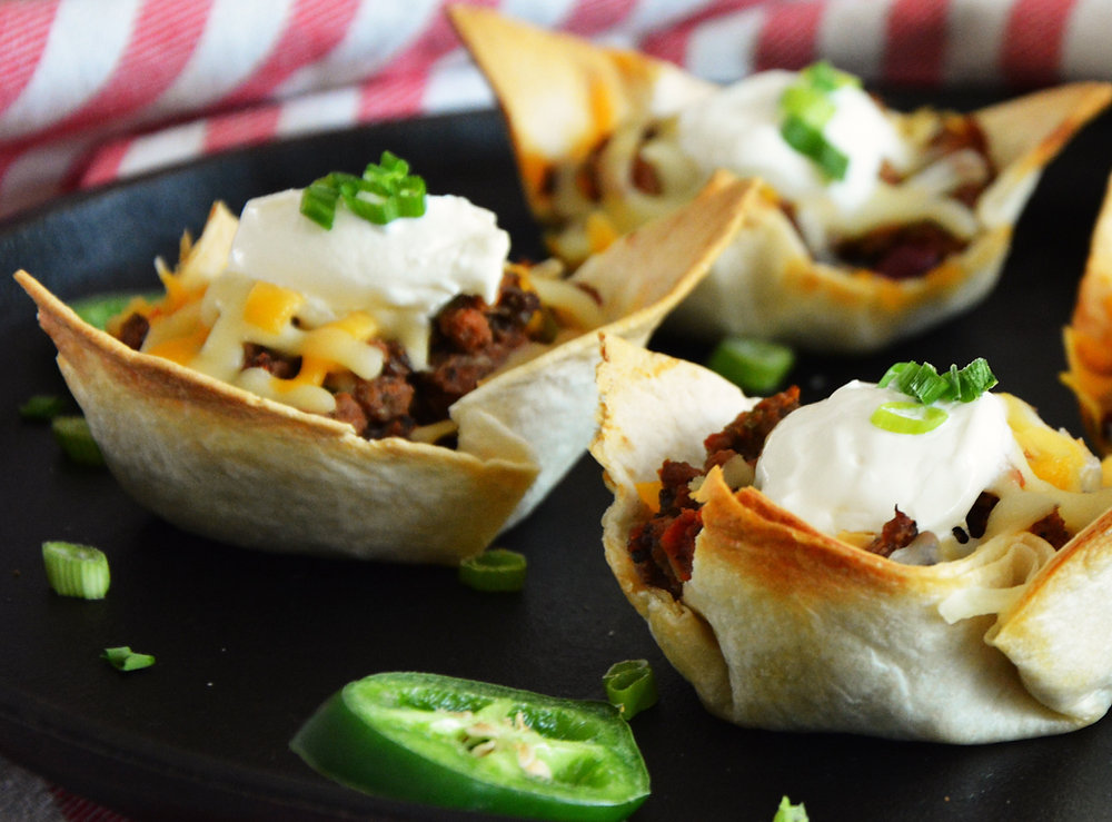 Super Bowl Taco Cups