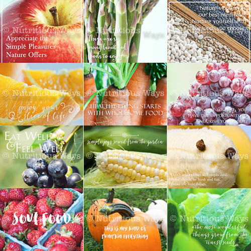 Social Media Photo Collection: Fresh Foods | nutritiousways