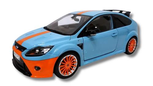 FORD FOCUS RS500 2010 "TRIBUTE FORD GT40 GULF 1968LM LE MANS ...