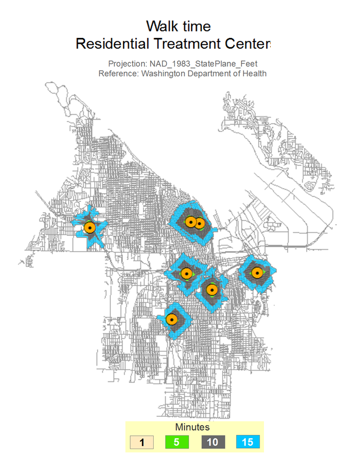 Lab 6: Route & Service Area Analysis of | Gisportfolio