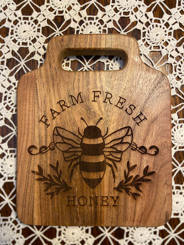 Chunky Board- Engraved with Handle | Wrightwoodshop