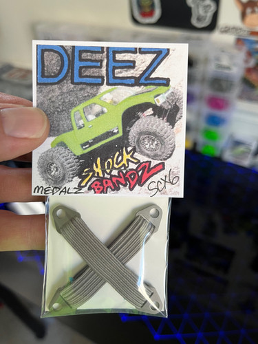 MEDALZ SCX6 Bandz Pair(2) | DEEZ SHOCK BANDS