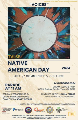Tulsa Native American Day Poster limited edition print, signed and ...