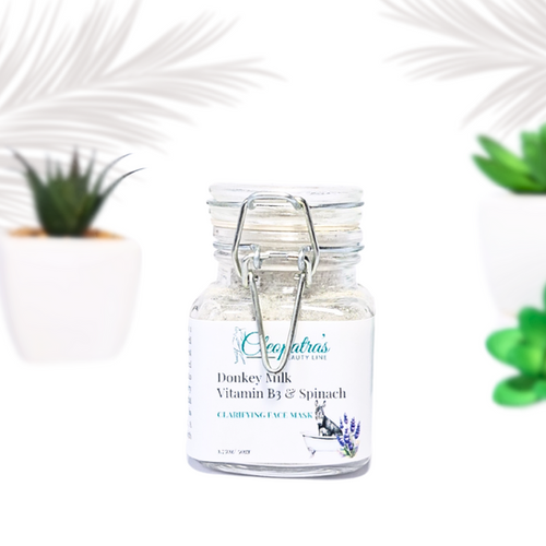 Donkey Milk Face Mask Powder – Natural Pore Minimizer & Acne Treatment ...