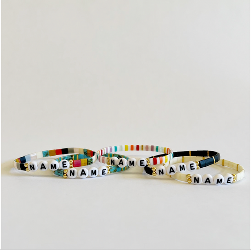 Custom Name Tila Bracelet | Stacks and Steel