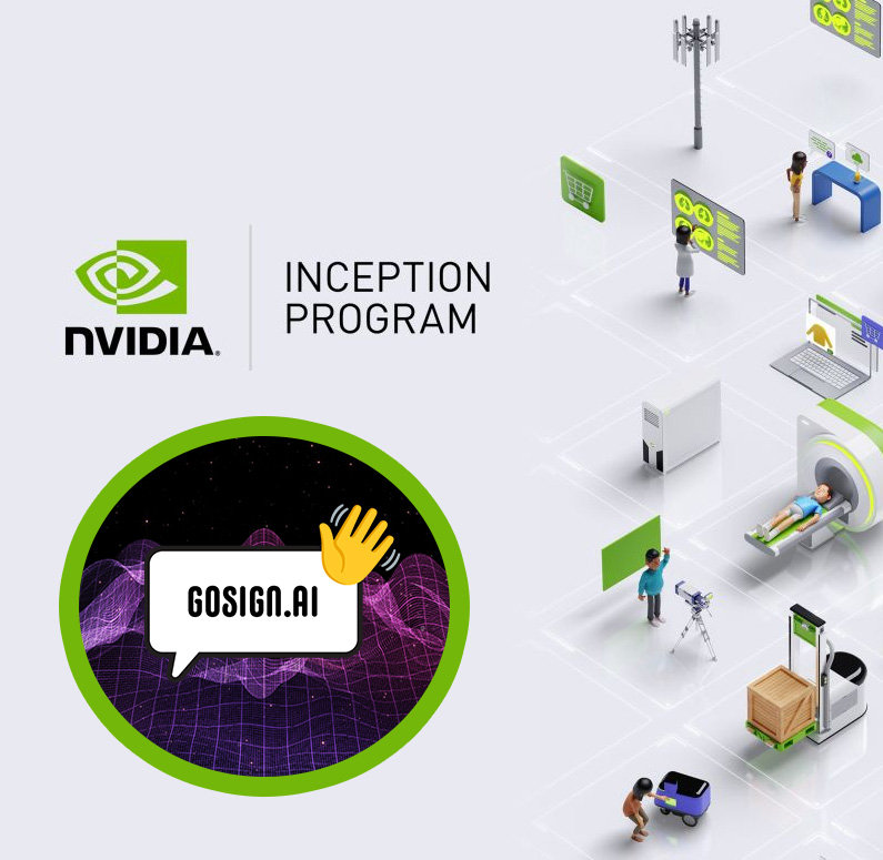 GoSign.AI was accepted to the NVIDIA Inception for Startups Program