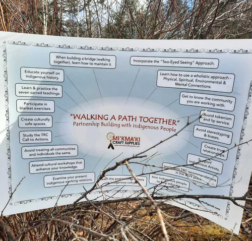 Walking a Path Together Poster | Mi'kma'ki Craft Supp