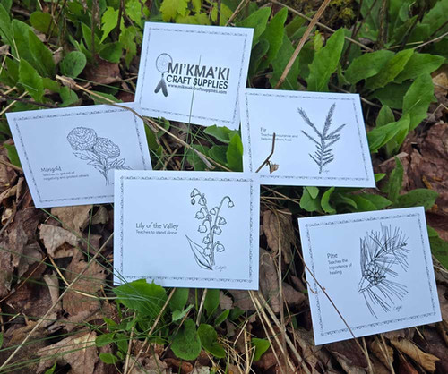 Flower & Tree Connection Cards | Mi'kma'ki Craft Supp