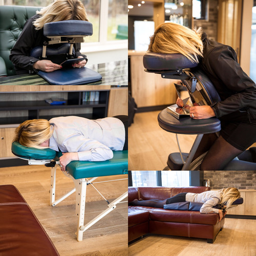 Pack 8 - Desktop, Chair, Sleep & Bed Posturing Support Hire | Facedown ...