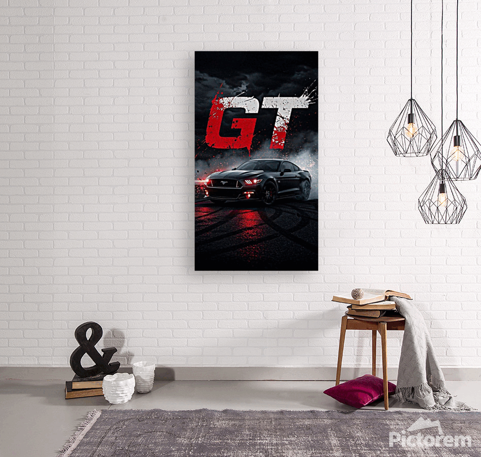 Modern Art Mustang GT | Neon Light Painting | Odd Products