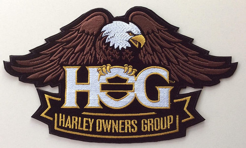 Large HOG Eagle Back Patch | Brum HOG