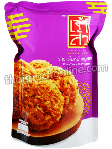 Chao Sua - Sticky Rice Cracker Pork Floss (80g) | ThaiSnackOnline.com