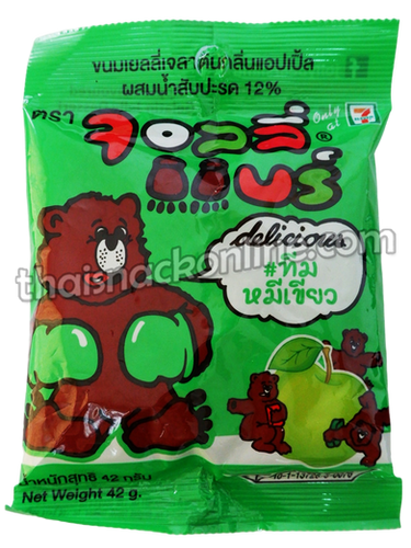 Jolly Bear - Jelly Apple (42g) | ThaiSnackOnline.com