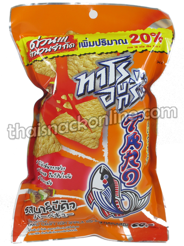 Taro - Crispy Fish Barbecue (18g) | ThaiSnackOnline.com