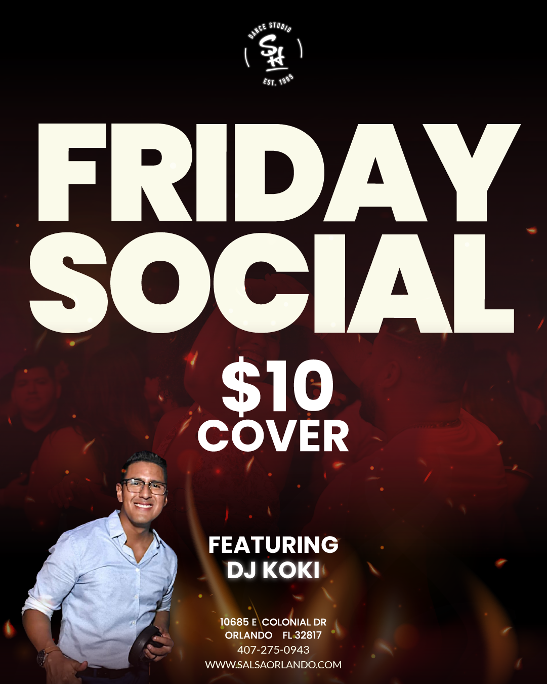 Friday Night Social DJ Koki - Sep 19th | Salsa Heat Dance