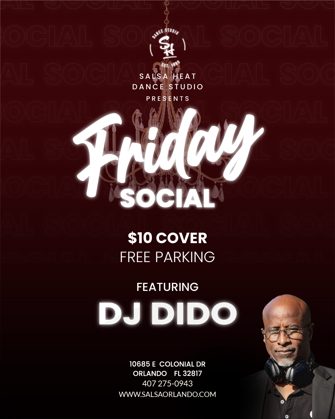 Friday Night Social With DJ DIDO🔥 | Salsa Heat Dance