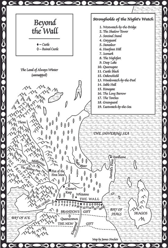 Map of Beyond the Wall | sfmc