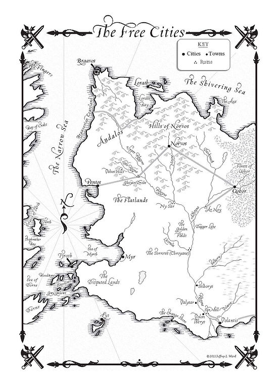 Map of the Free Cities | sfmc