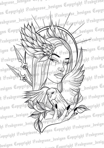 Athena Goddess | Ruby Rose Designs