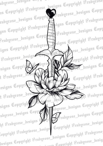 Knife Peony | Ruby Rose Designs